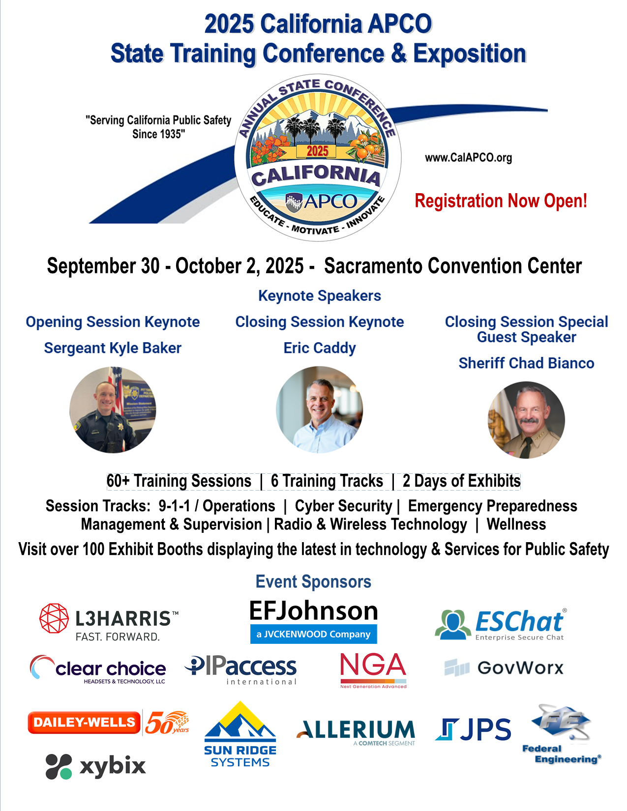 2025 CalAPCO State Training Conference & Expo – Sacramento, CA - So Cal APCO