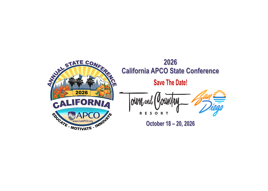2026 CalAPCO State Training Conference & Expo – San Diego, CA - So Cal APCO